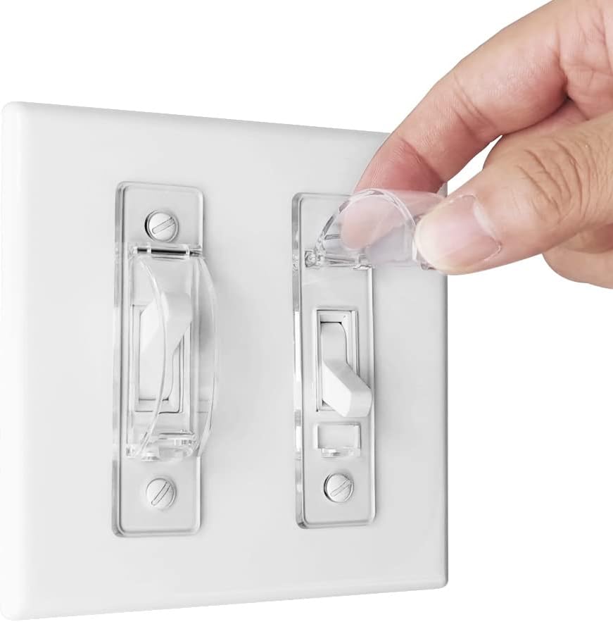 Amazon.com: (Clear, 4 Pack) Wall Switch Guard, Child Proof Light Switch ...