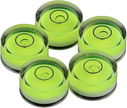 Pack of 5 Mini Round Bullseye Spirit Level Bubbles 12mm Great for DIY ...