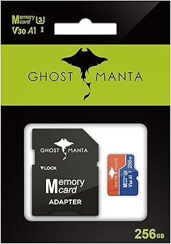 Amazon.com: Ghost Manta Elite 256GB UHS-I U3 V30 SDXC High Speed Class ...