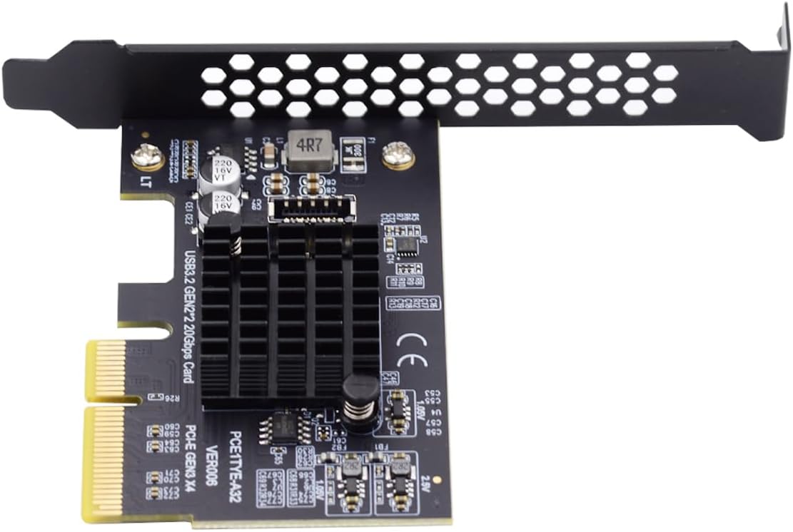 Amazon.com: CY Card USB 3.2 Gen2 Type-C 20Gbps USB-C to PCI-E 4X ...
