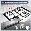 Amazon.com: 30" Slide-in Range Rear Filler Kit,Stove Gap Filler Strip ...