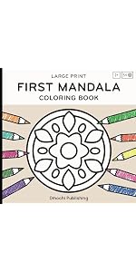 Mandala Coloring Book for Kids Ages 2-4 Years: 54 XXL Easy Coloring ...