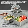 Amazon.com: EleganceEssentials Stainless steel food storage containers ...