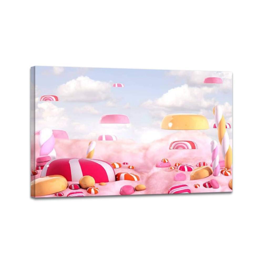 Cuadro De Pinturas De Caramelo De La Casa De Colores