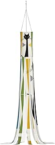 Amazon.com: Mid-Century Modern Art Cat Print 59 Inch Halloween Windsock ...