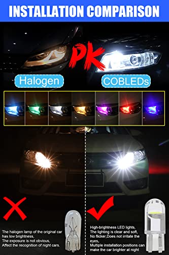 Snapklik.com : 194 LED Bulb Ice Blue Pack Of 10, T10 Led Bulb, 168 2825 ...