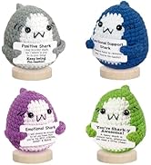 Amazon.com: AicooFest Positive Crochet Duck Animals Emotional Support ...