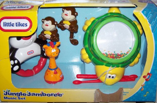 Amazon.com : Little Tikes Jungle Jamboree 5 Piece Music Set : Baby ...