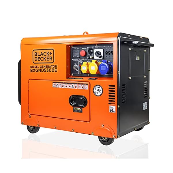 Black & Decker 3000rpm 5.3 kw 6.6 kva Electric Start Single Phase 230v ...