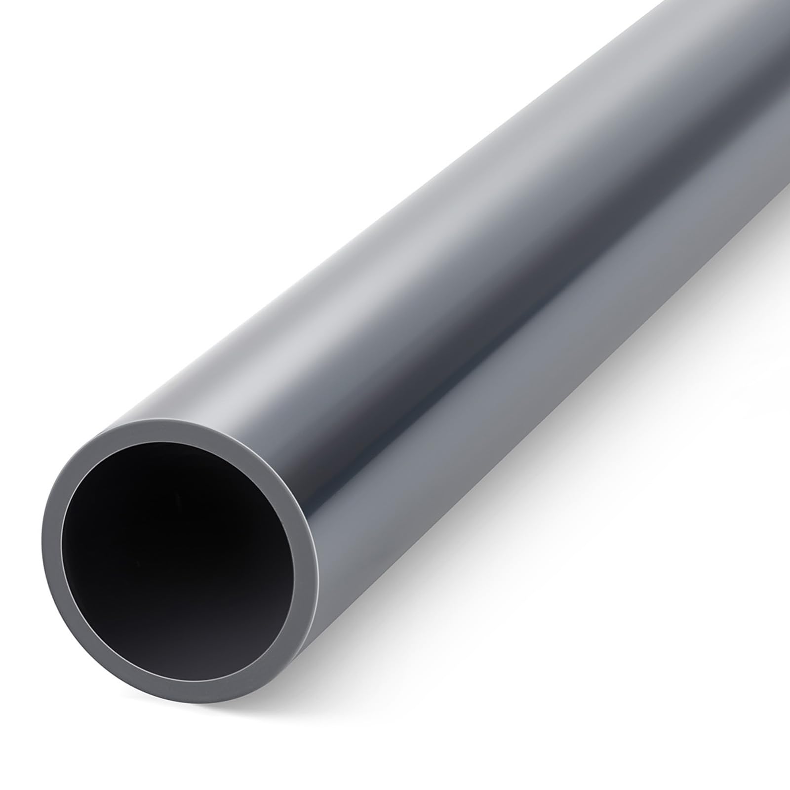 Amazon.com: 2 Inch(2.0) Schedule 40 PVC Pipe Gray Custom Length-2ft ...