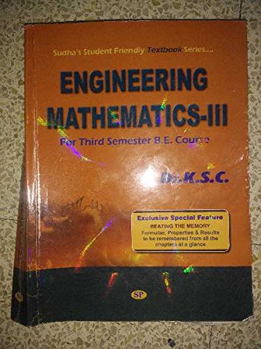 Engineering Mathematics 3 by Dr.K.S.C : Amazon.in: Books