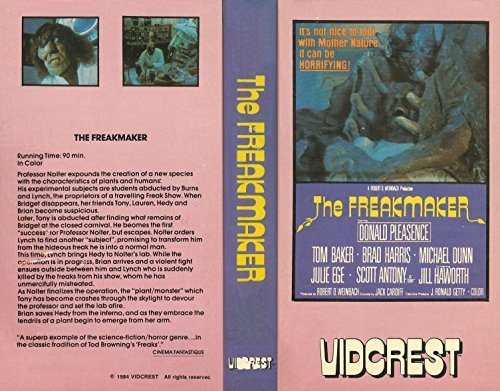 Amazon.com: The Freakmaker (VHS) Donald Pleasence - Tom Baker : Movies & TV