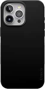 Amazon.com: Casely iPhone 15 Pro Case | Black on Black | Bold Protective Design | Compatible ...