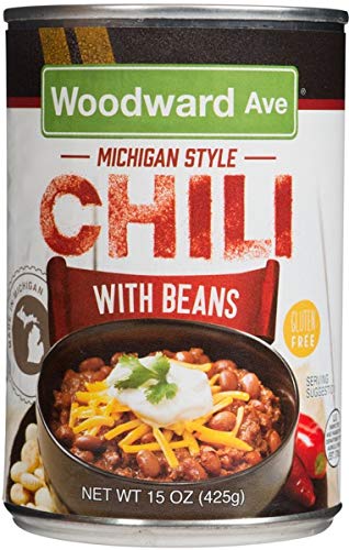 Woodward Ave Michigan Style Chile con frijoles, 15 onzas (paquete de 6 ...
