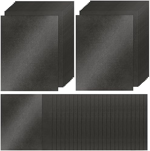 Amazon.com : FSWCCK Black Shimmer Paper, 100 Pieces Metallic Cardstock ...