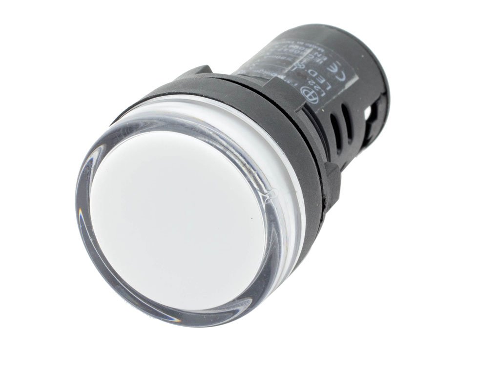 22mm Pilot Light 22mm LED Pilot Light Indicator - Panel Mount, Works ...