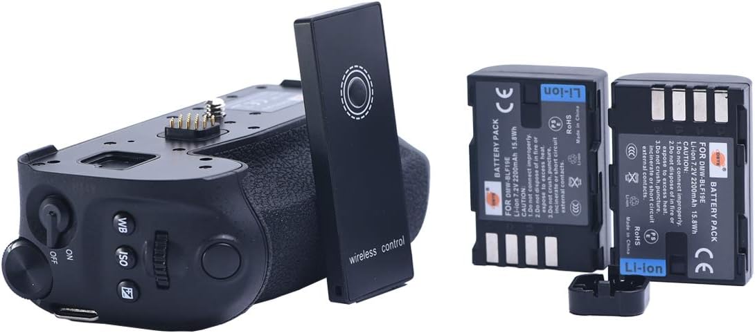 Amazon.com : Panasonic Authentic LUMIX G9 Vertical Battery Grip, with ...