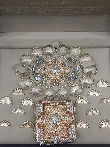 Amazon.com: Square Shape Ornate Arras Box and Arras Included, Arras ...