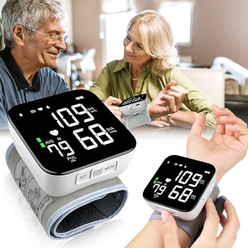 Amazon.com: Wrist Blood Pressure Monitor, 2026 Upgrade Digital Wrist ...