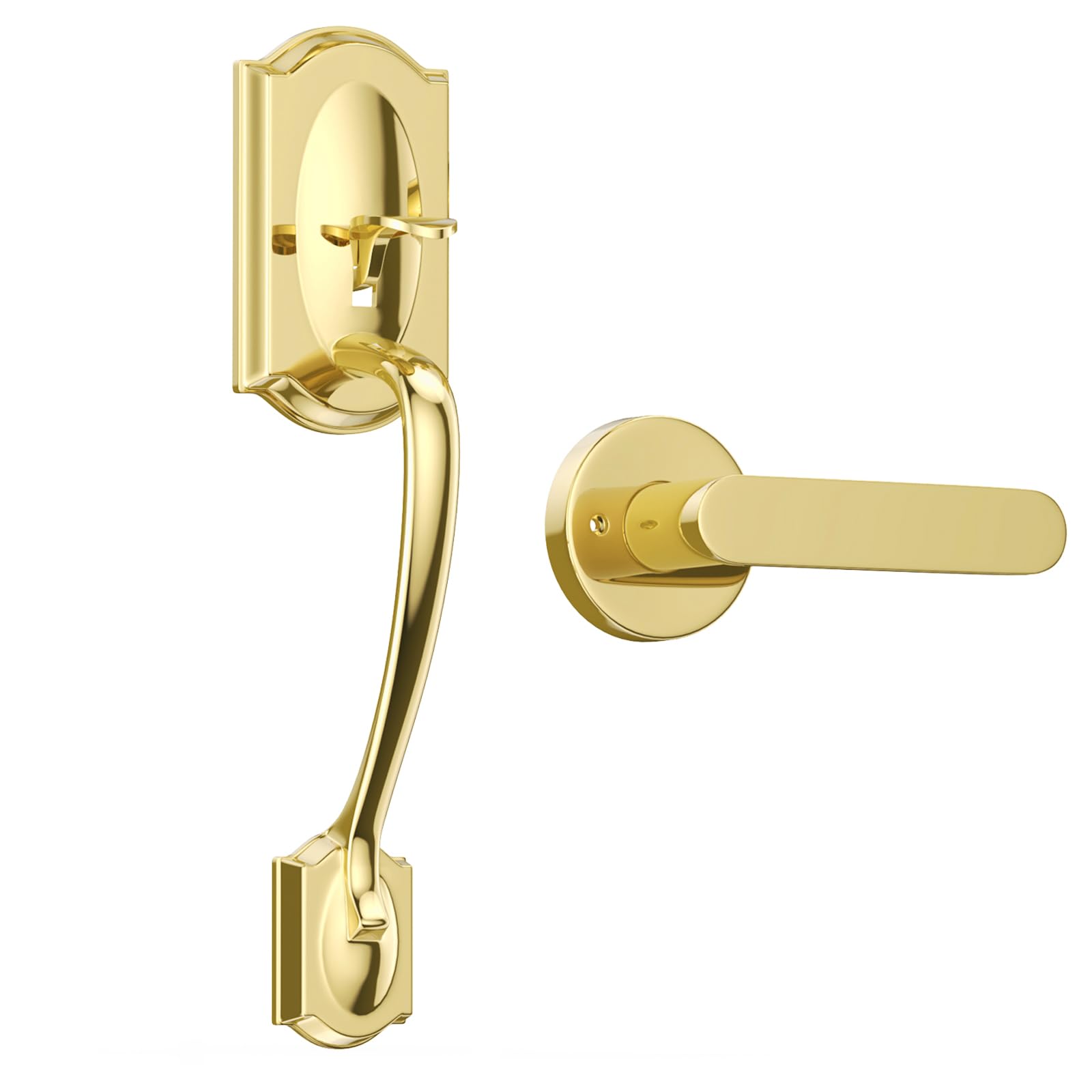 YYTDZSW Front Door Handle, Exterior Door Handle，Entry Door Handle with ...