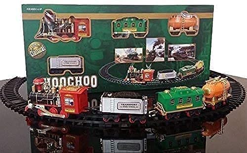 Buy Choo Choo Classical Train Toy Set Emits Real Smoke with Light and ...