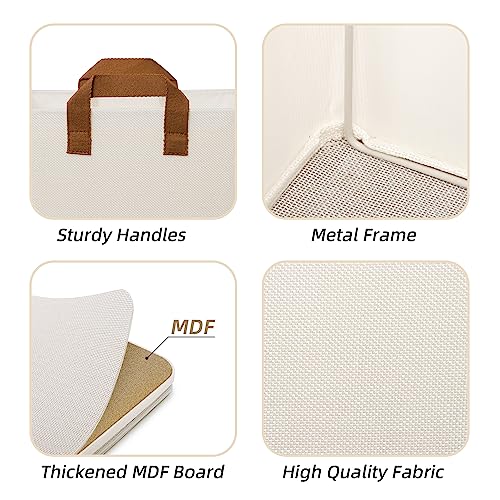 GRANNY SAYS Cube Storage Boxes, Pack of 4 Square Storage Boxes for ...