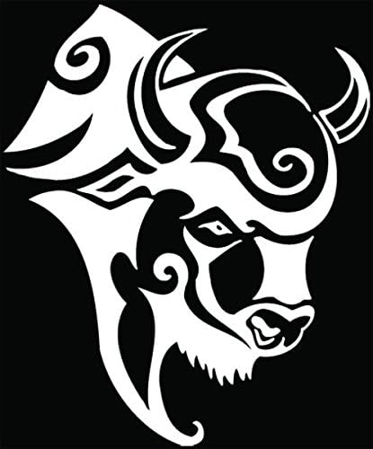 Amazon.com - Tribal Bison Buffalo Car Truck Window Bumper Vinyl Graphic ...