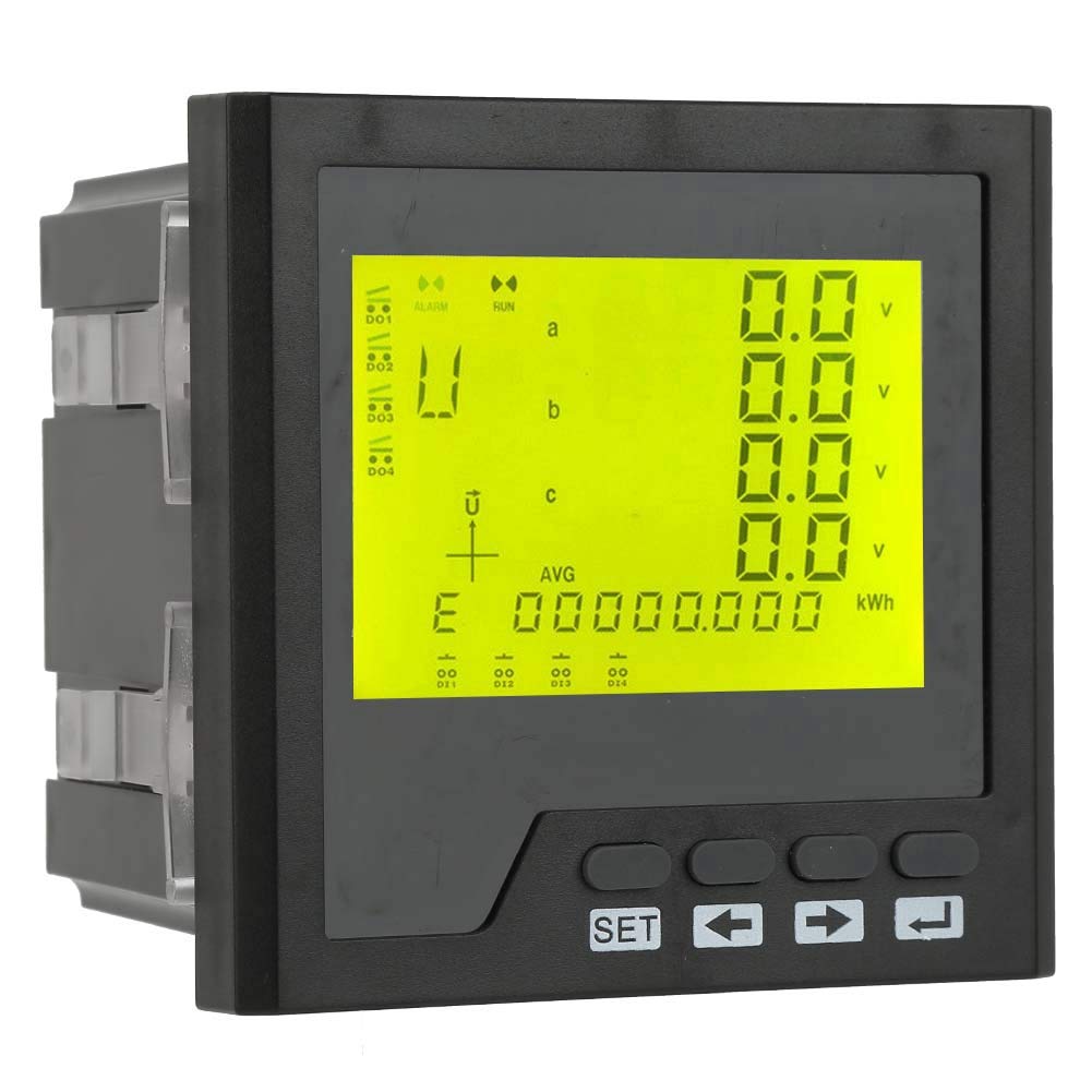Buy Three-Phase Ammeter, 400V / 5A Three-Phase Power Meter, Three-Phase ...