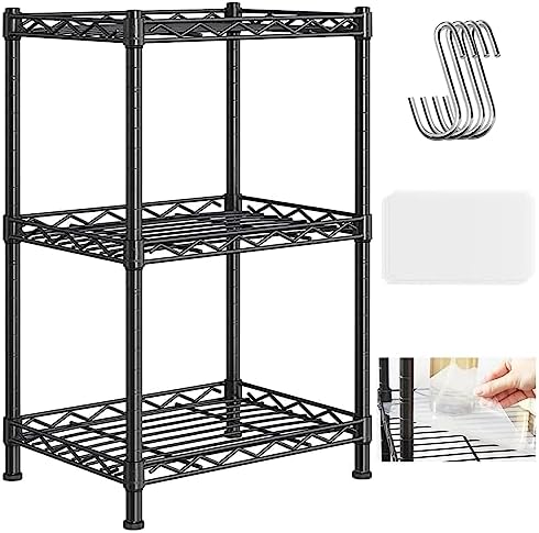 Amazon.com: YL traV 3 Tier Kitchen shelves,Wire Shelving, Shelving ...