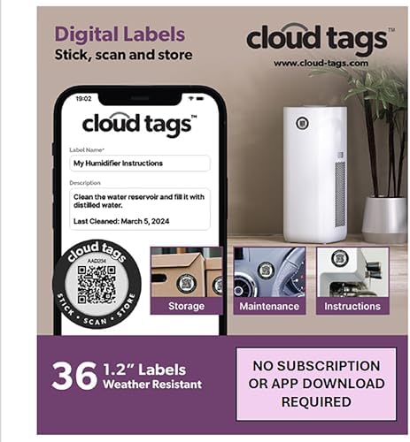 Amazon.com : Gems Lost & Found Labels - Prevent Lost Items - QR Code ...