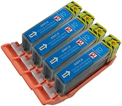D&C Compatible Ink Cartridge Replacement for Canon PGI-520 CLI-521 for ...