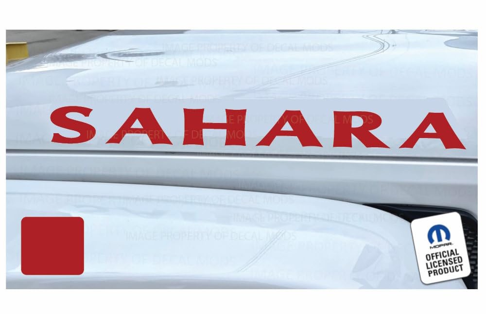 Amazon.com - Decal Mods Sahara Hood Graphic Decal/Sticker fits Jeep ...