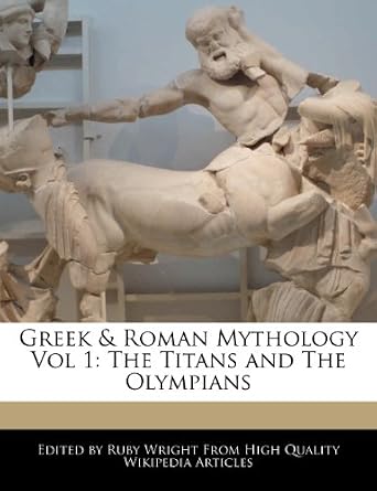 Greek & Roman Mythology Vol 1: The Titans and The Olympians | Amazon.com.br