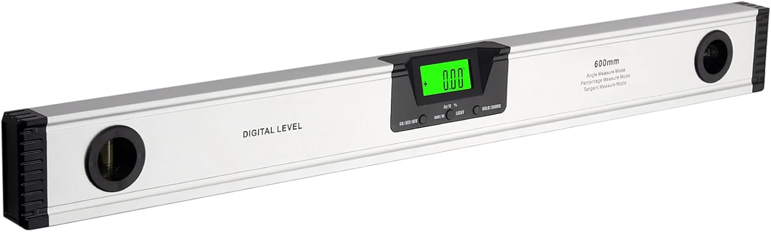 Neoteck Digital Magnetic Level 24 Inch Digital Level and Protractor ...