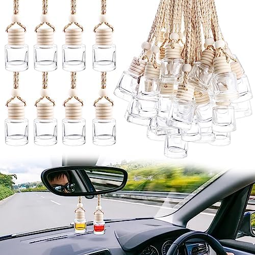 Amazon.com: 50 Pcs Car Hanging Air Freshener Empty Car Essential Oil ...