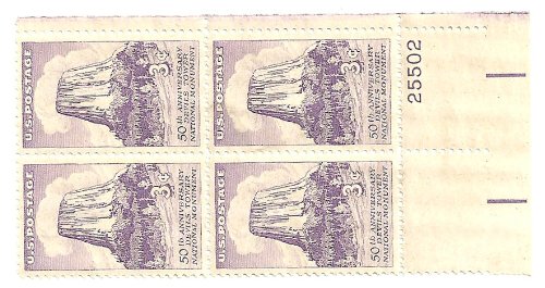 Amazon.com: 1956 50th Anniversary of Devils Tower National Monument ...