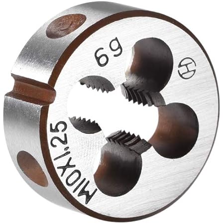 Amazon.com: uxcell M10 X 1.25 Metric Round Die, Machine Thread Right ...