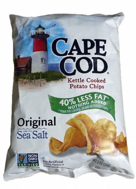 Amazon.com: Cape Cod Kettle Cooked Potato Chips Origional Sea Salt NET ...