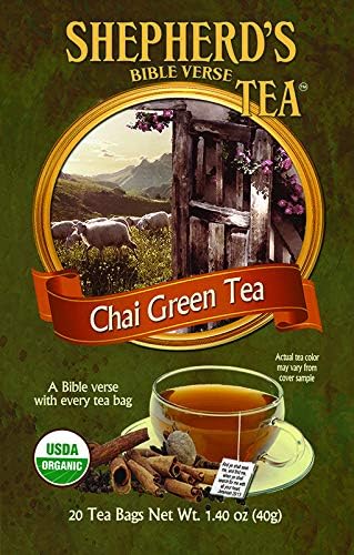 Amazon.com : Organic Chai Green Bible Verse Tea : Scripture Tea ...