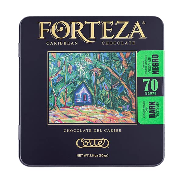 Amazon.com : FORTEZA Caribbean Premium Chocolate | Tin Gift Packaging ...