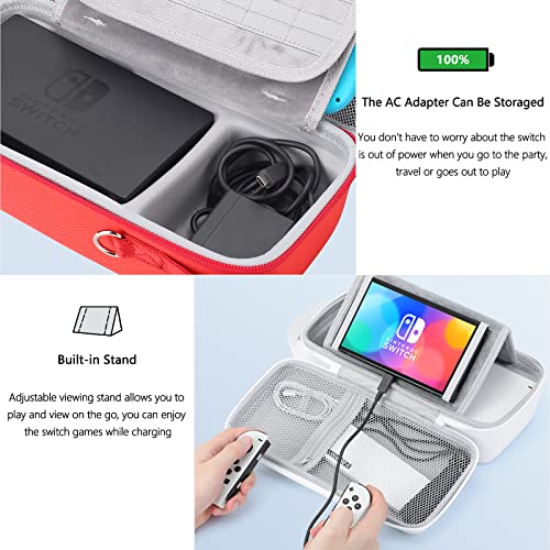 Mario Carry Case pour Nintendo Switch/Switch OLED - Support intégré ...