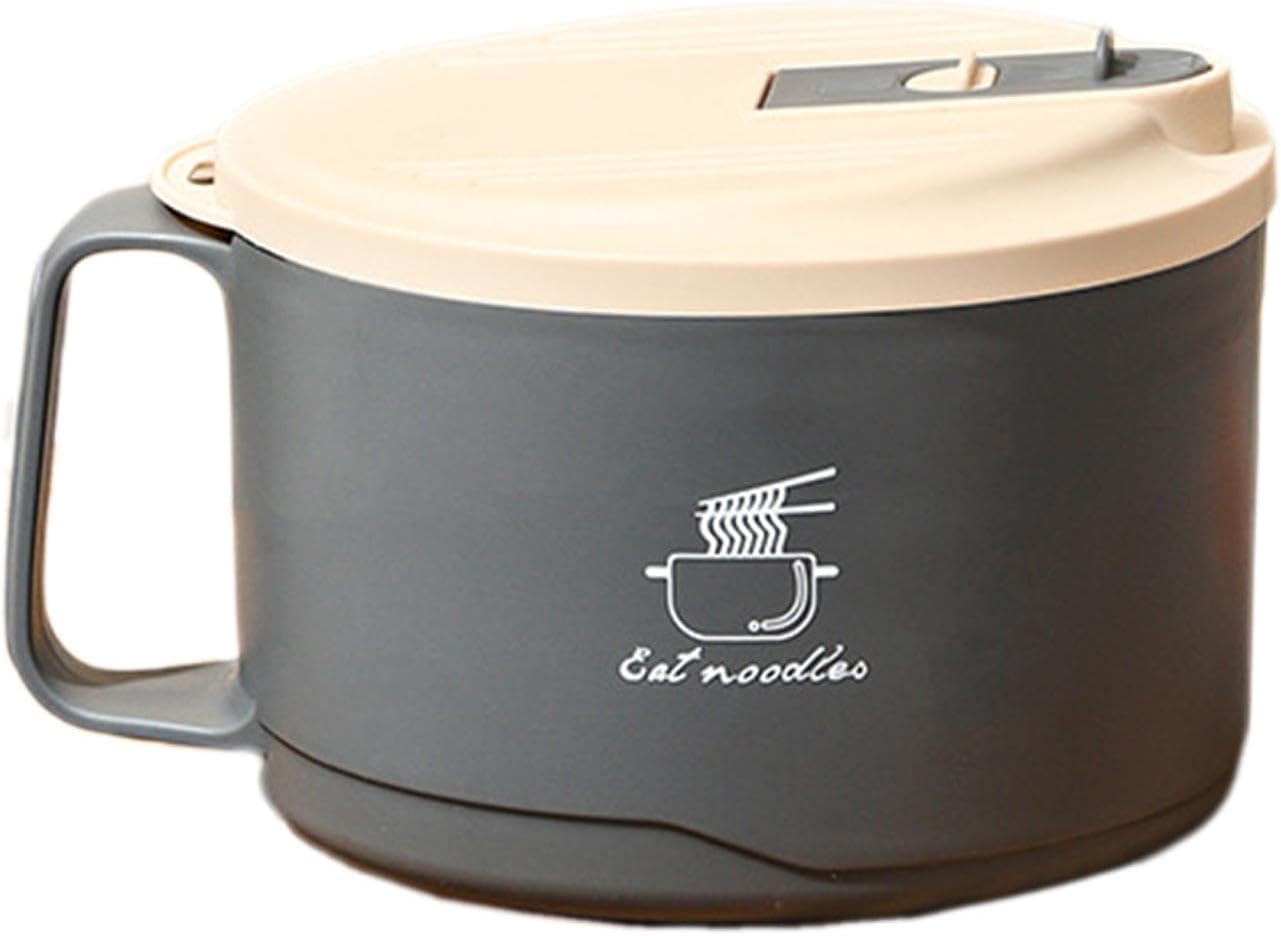 Amazon.com: 1700ml Portable Ramen Bowl with Lid - 304 Stainless Steel, BPA-Free, Heat-Insulated ...