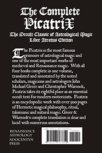 Snapklik.com : The Complete Picatrix: The Occult Classic Of ...