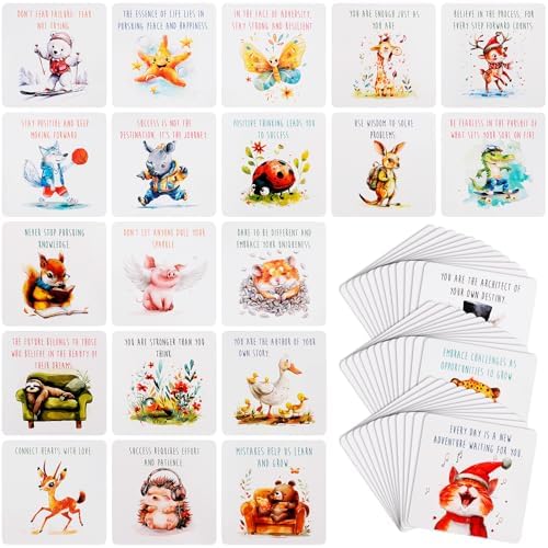 Amazon.com : Fantasyon 60 Pcs Lunch Notes for Kids Inspirational ...