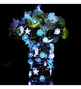Amazon.com: JOYFULPARTNER Beach Ocean Decor String Lights Valentine's ...