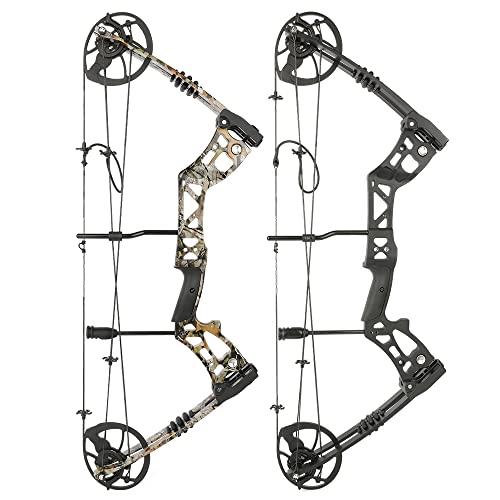 SHARROW Archery Compound Bow Kit 30-70lbs Adjustable Adult Hunting ...