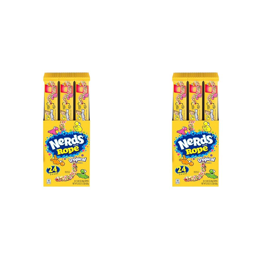 Snapklik.com : Nerds Rope Candy, Tropical Flavor, 0.92 Ounce Ropes