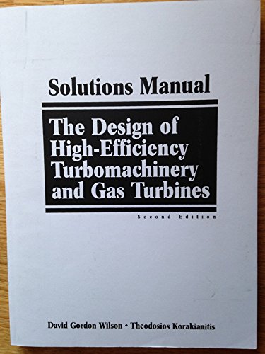 Sm Design He Turbomachines Gas: Wilson: 9780130797810: Amazon.com: Books