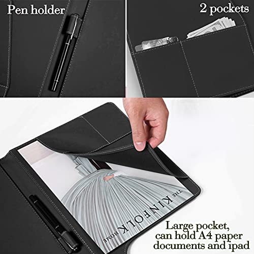 Snapklik.com : NatureTouch A4 Leather Conference Folder Business ...