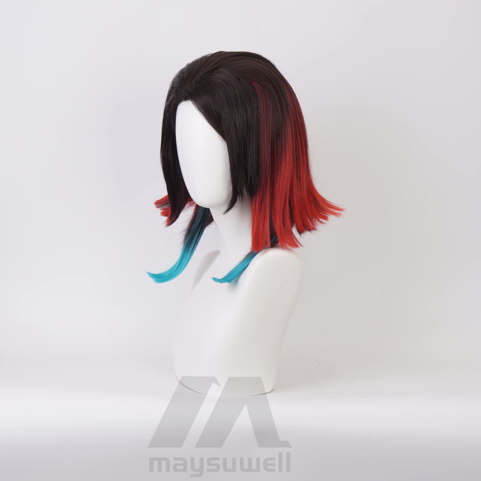 Enmu for Demon Slayer Cosplay Wigs long hair for Men Women for ...